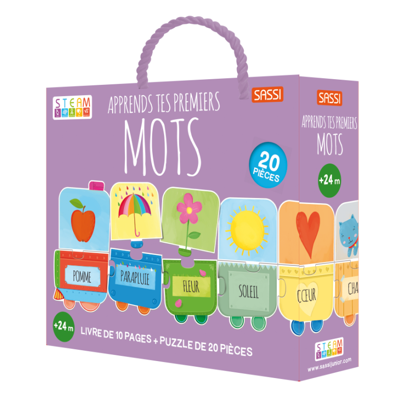 Steam puzzle - Apprends tes premiers mots - N.E. 2024 (restyling)